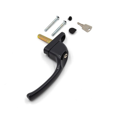 Armis Cranked Window Handle - Right, Anthracite Grey, 30mm