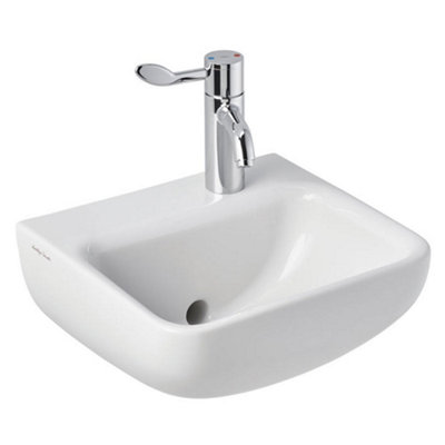 Armitage Shanks Contour 21+ Right Hand Tap Hole Basin 400mm White ...
