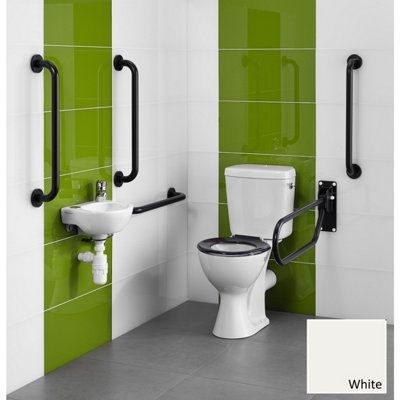 Armitage Shanks Doc M Grab Rails Pack in White