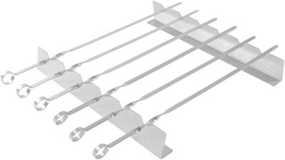 Armo BBQ Skewers with BBQ Skewer Rack