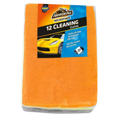 ArmorAll Microfibre Cleaning Cloths 40x30cm 12 pk