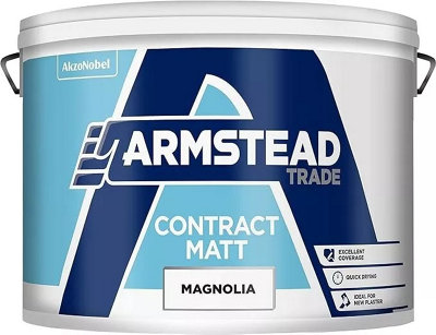 Armstead Trade Contract Matt Magnolia Paint 10L