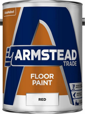 ARMSTEAD TRADE FLOOR PAINT - RED 5L