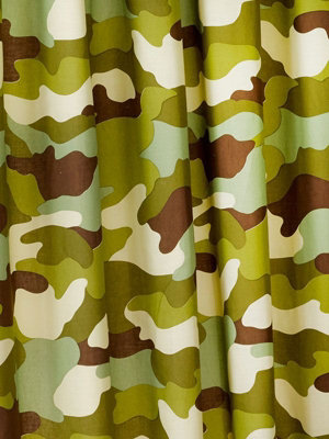 Army Camouflage Lined 72'' Curtains at B&Q
