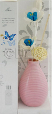 Aroma Natural Home Diffuser Oils Fragrance Glass Vase Refill Room Air ...