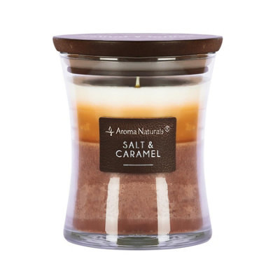 Aroma Naturals 3-Layer Scented Soy Wax Candle Jar Hourglass Long ...