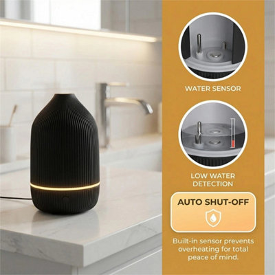 Aroma Oil Diffuser Air Purifier LED Ultrasonic Aromatherapy Humidifier