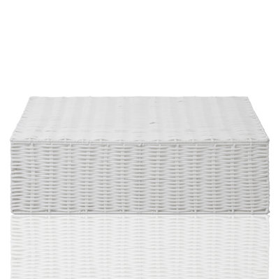 ARPAN Resin Woven Under Bed Storage Box, Toy Chest, Hamper Basket With ...