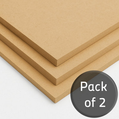 Arranwood Standard MDF Board - 15mm - 1830mm x 305mm (6ft x 1ft) - Pack ...