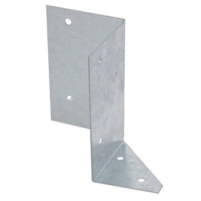 Arris Rail Bracket Fence Post Support Galvanised 100mm Timber Panel Repair