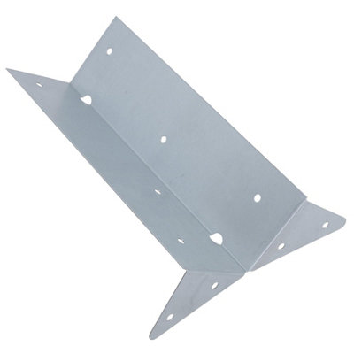 Arris Rail Bracket Fence Post Support Galvanised 225mm Panel Repair 16PK