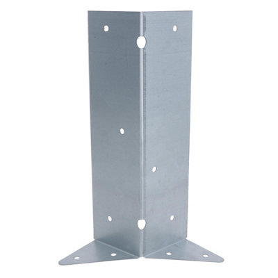 Arris Rail Bracket Fence Post Support Galvanised 225mm Panel Repair 25PK
