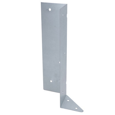 Arris Rail Bracket Fence Post Support Galvanised 225mm Panel Repair 4PK
