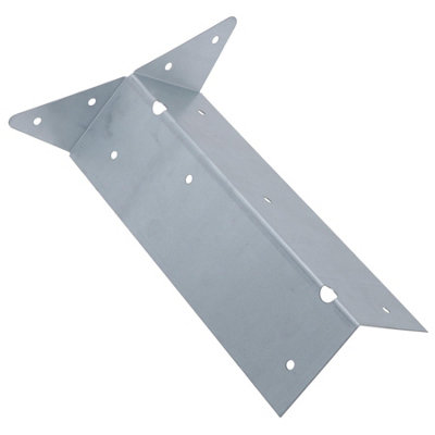 Arris Rail Bracket Fence Post Support Galvanised 225mm Timber Panel Repair