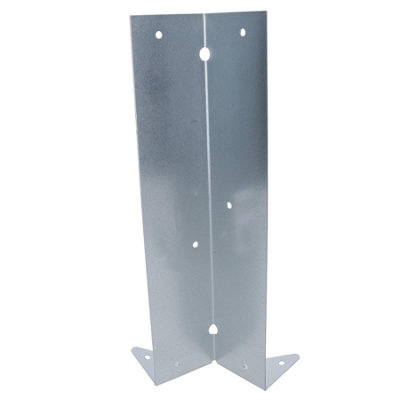 Arris Rail Bracket Fence Post Support Galvanised 300mm Timber Panel Repair