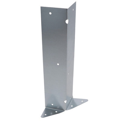 Arris Rail Bracket Fence Post Support Galvanised 300mm Timber Panel Repair