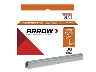 Arrow T25 Staples 14Mm (9/16In) Box 5000