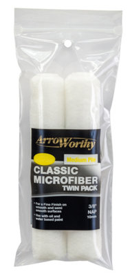 Arroworthy Classic Microfiber Mini Roller Refill - Medium Pile - 6.5 ...
