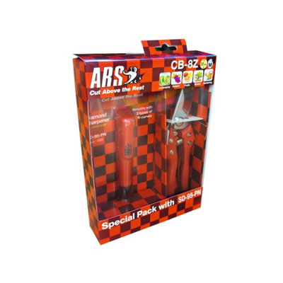 ARS CB-8Z Secateurs & Diamond Sharpener