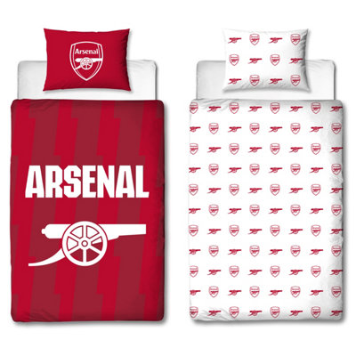 Arsenal Football Club Lightning Single Duvet Cover
