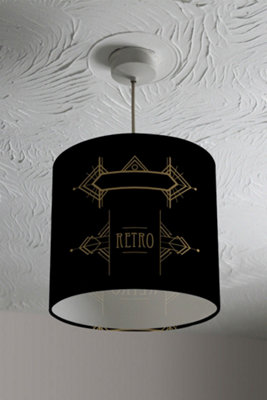 Art Deco Retro (Ceiling & Lamp Shade) / 45cm x 26cm / Ceiling Shade ...