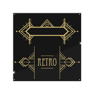 Art Deco Retro Splash Back designer style