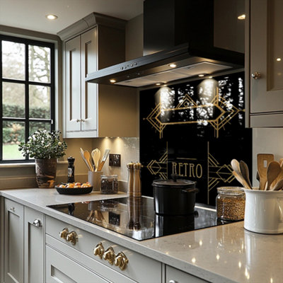 Art Deco Retro Splash Back designer style
