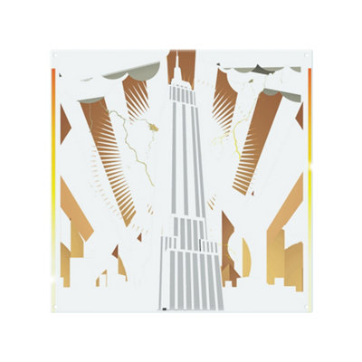 Art Deco Skyscraper Splash Back designer style