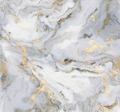 Art For the Home Gilded Stone Grey Gold Print To Order Fixed Size Mural