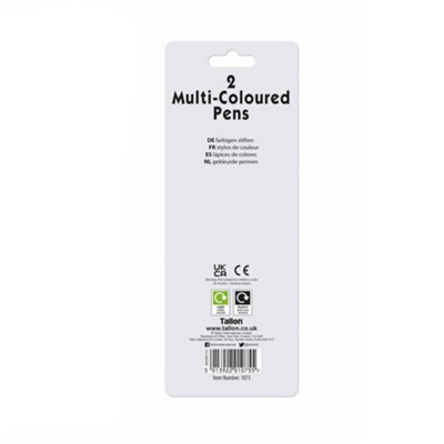 ArtBox Colouring Pens (Pack of 2) Blue/Purple (One Size)