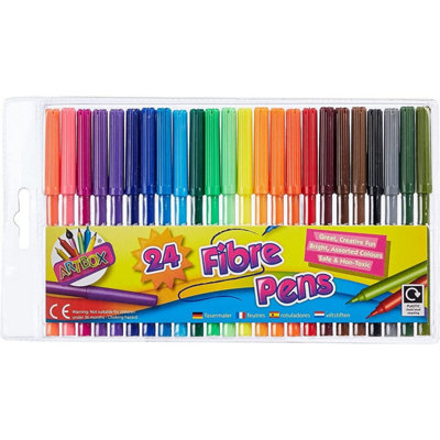 ArtBox Fibre Colouring Pens (Pack of 288) Multicoloured (One Size)