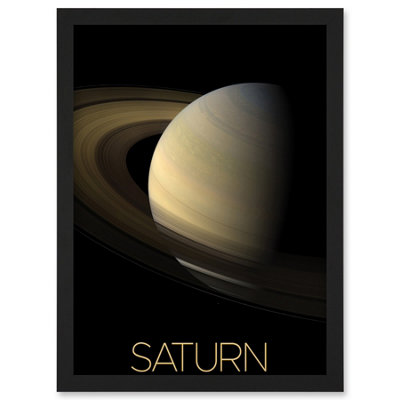 Artery8 NASA Our Solar System Saturn Planet Equinox Cassini Wall Art ...