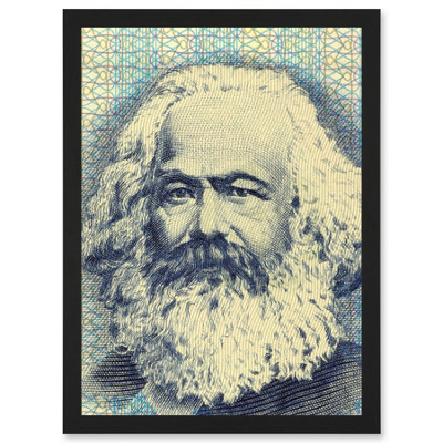 Artery8 Painting Political Karl Marx Banknote Design Communism Wall Art ...