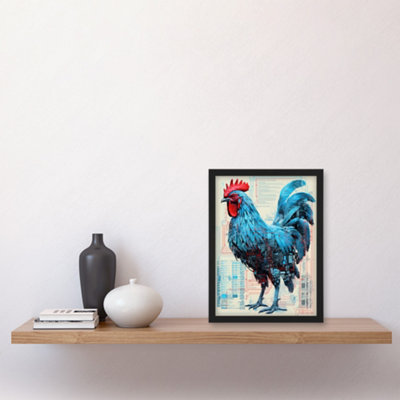 Artery8 Robo Rooster Robot Hybrid Schematic Blue Futuristic Secret ...