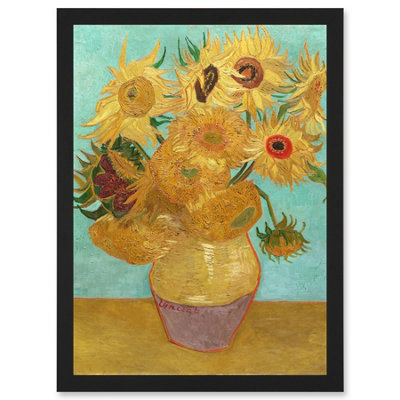 Artery8 Vincent Willem Van Gogh Dutch Sunflowers Painting Wall Art ...