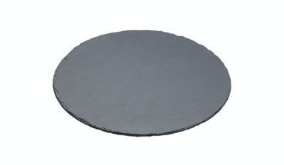 Artesà Round Slate Lazy Susan Rotating Serving Board for Stylish ...