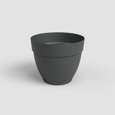 Buy Artevasi Capri Campana, Round plastic pot, 40cm, color: Anthracite ...