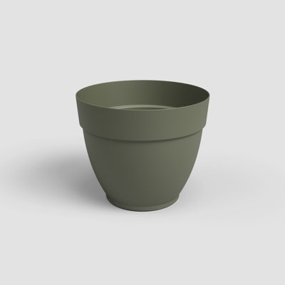 Artevasi Capri Campana, Round plastic pot, 40cm, color: Dry Green