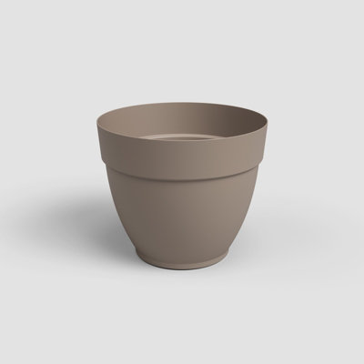 Artevasi Capri Campana, Round plastic pot, 40cm, color: Taupe