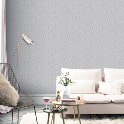 Arthouse Cork Grey/Silver Wallpaper