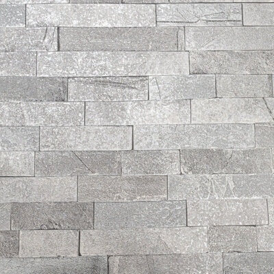 Buy Arthouse Graphite Slate Grey Wallpaper at B&Q