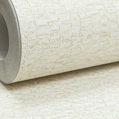 Arthouse Neutral Cream Linen Effect Plain Paste The Wall Wallpaper Free ...
