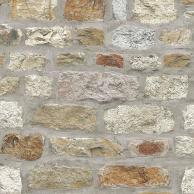 ARTHOUSE REALISTIC COUNTRY STONE RUSTIC OLD BRICK WALL QUALITY ...