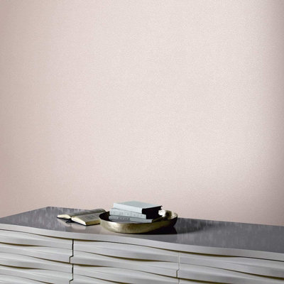 Arthouse Shale Blush Rock Grain Metallic Textured Vinyl Wallpaper Pink ...