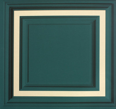 Arthouse Stately Panel Emerald Wallpaper | DIY at B&Q