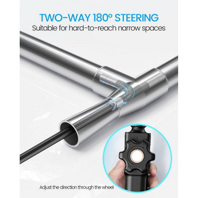 Articulating Endoscope Inspection Camera with 1m Probe