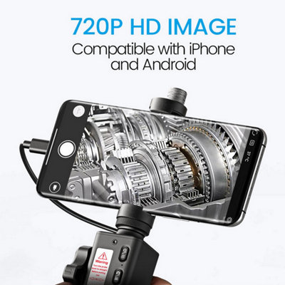 Articulating Endoscope Inspection Camera with 1m Probe