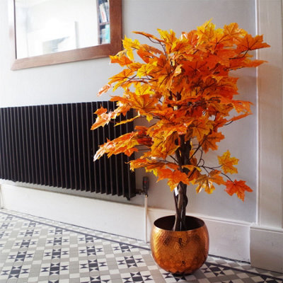 Artificial 125cm Orange Maple Acer Extra Large Artificial Tree