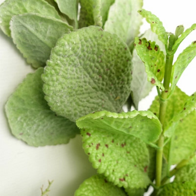 Artificial 125cm Trailing Hanging Mint Leaf Garland Plant Realistic