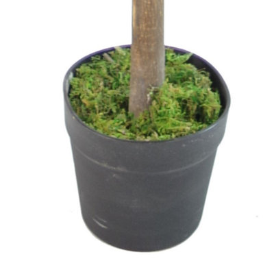 Artificial 130cm Red & Green Ficus Tree